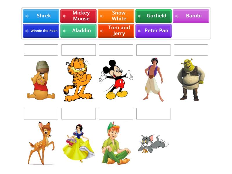 Cartoon hero - Match up