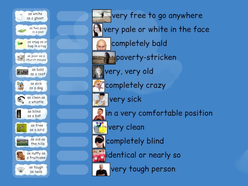 Similes 1 - Match up