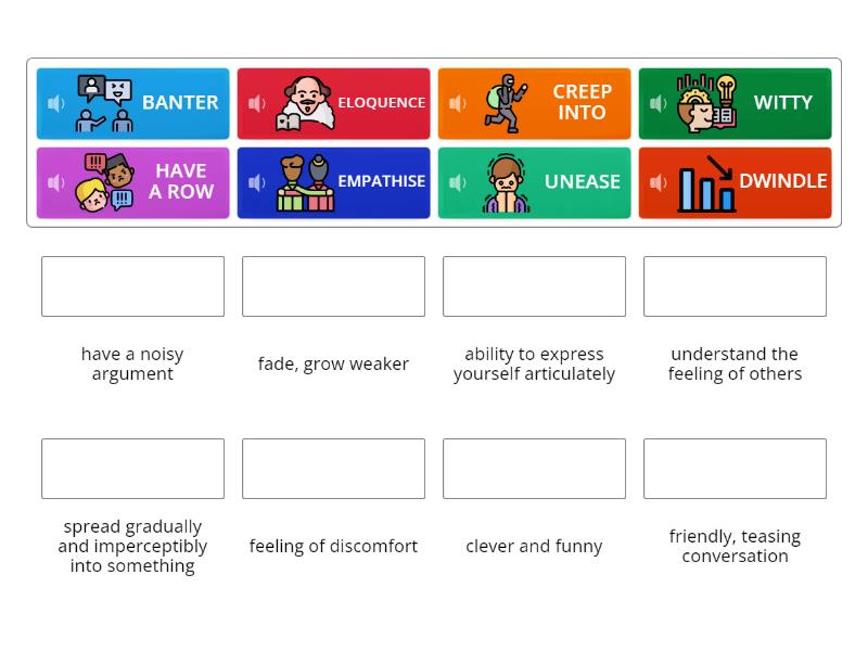 Gold Advanced - Unit 2 - Reading - Match up