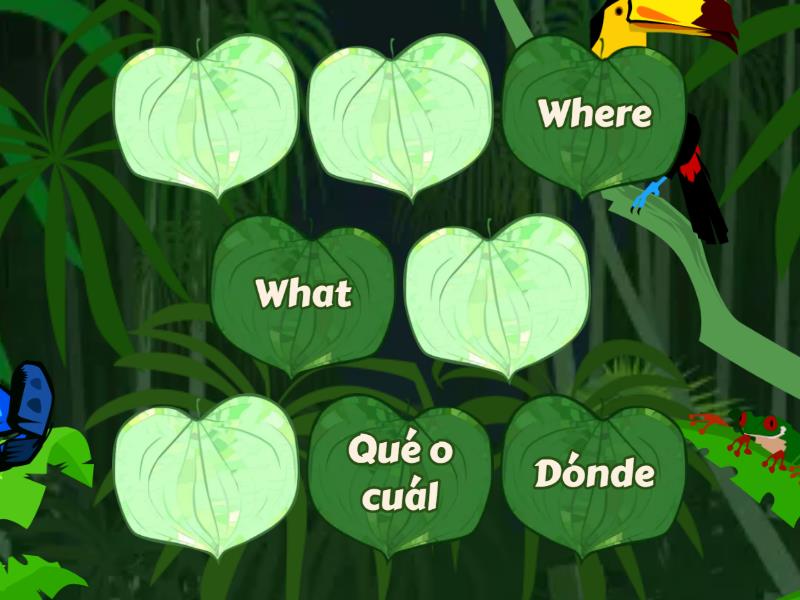 WH / question words - Matching pairs