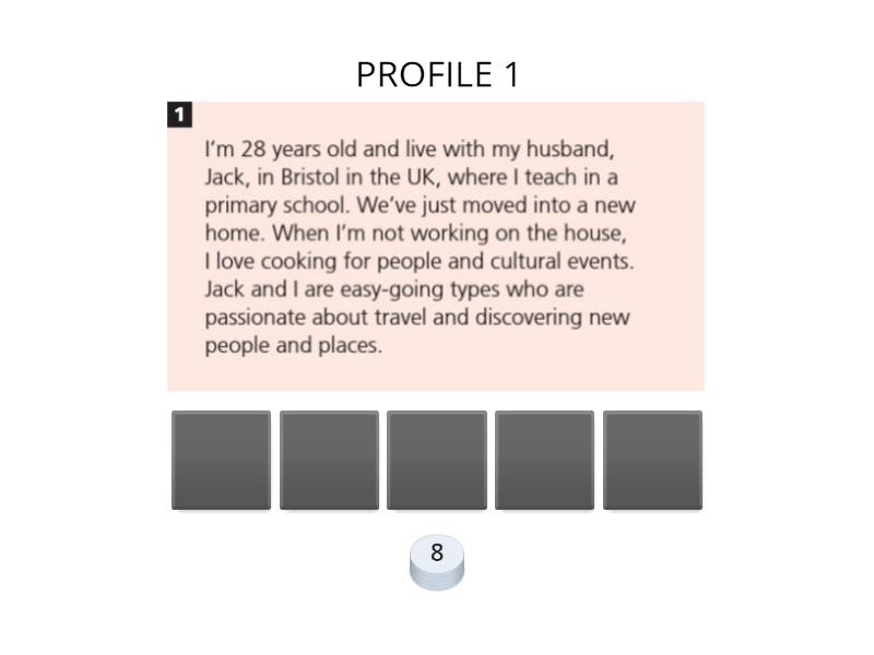 PROFESSIONAL PROFILE - Win or lose quiz