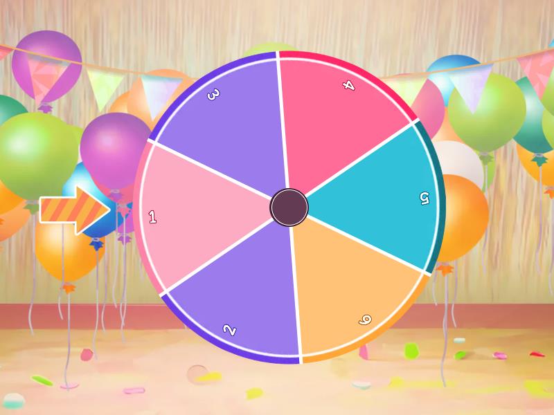 PICK YOUR NUMBER! - Random wheel
