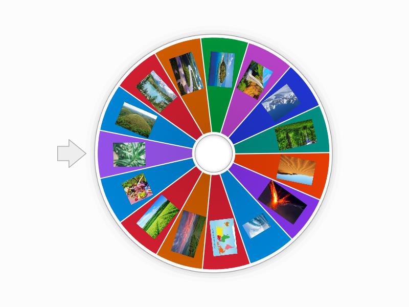 NATURE flashcards - Spin the wheel