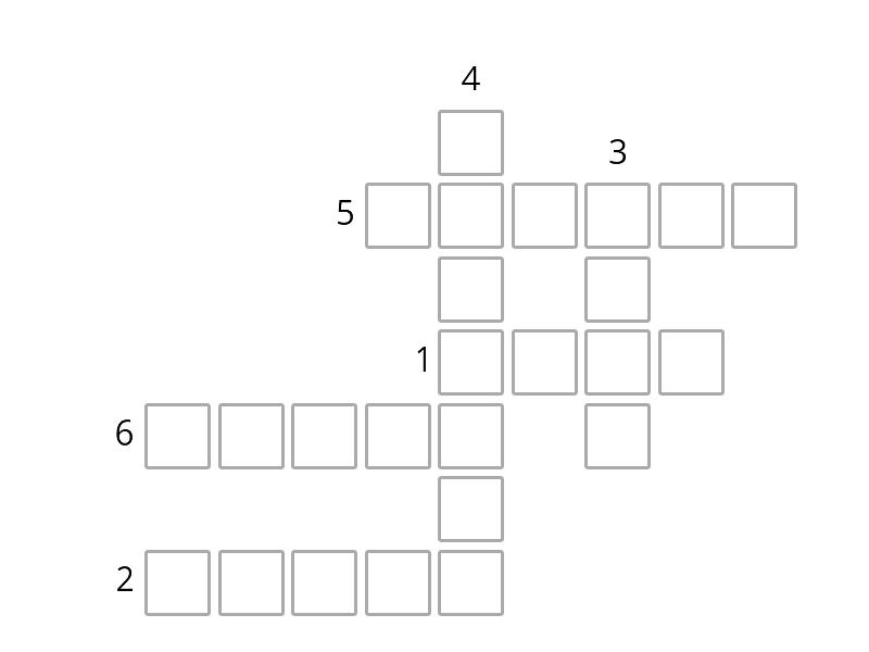 VERBO ANDAR - Crucigrama