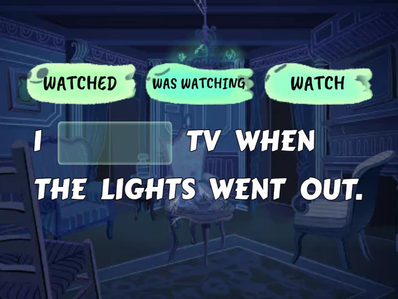 Interrupted actions: Past simple or Past Continuous (CLASS) - Complete ...