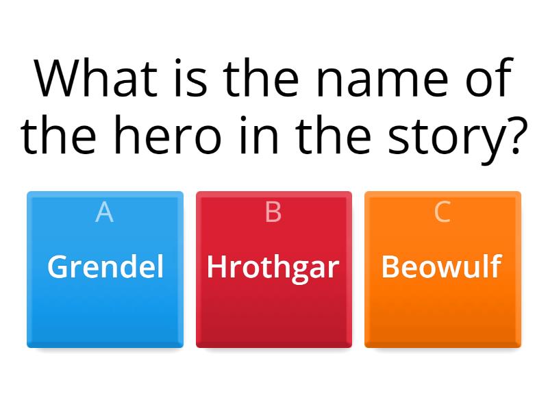 Beowulf Lesson 1 - Quiz