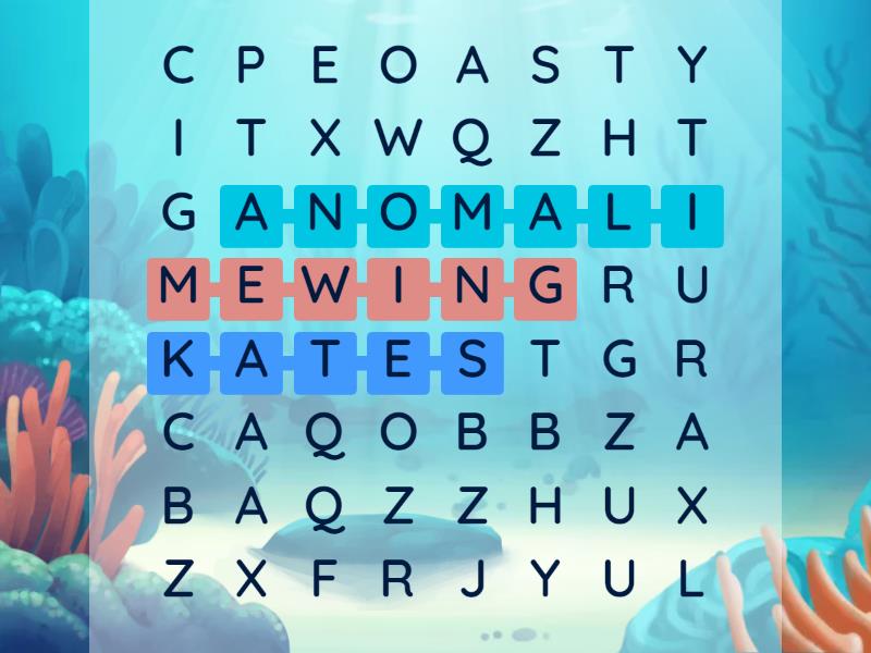 Mewing - Wordsearch