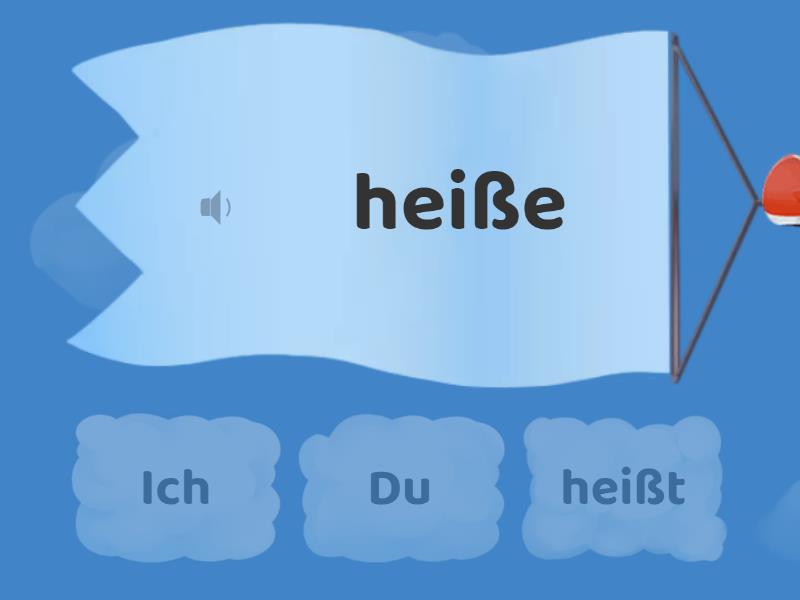 Verb "heißen" - Find the match