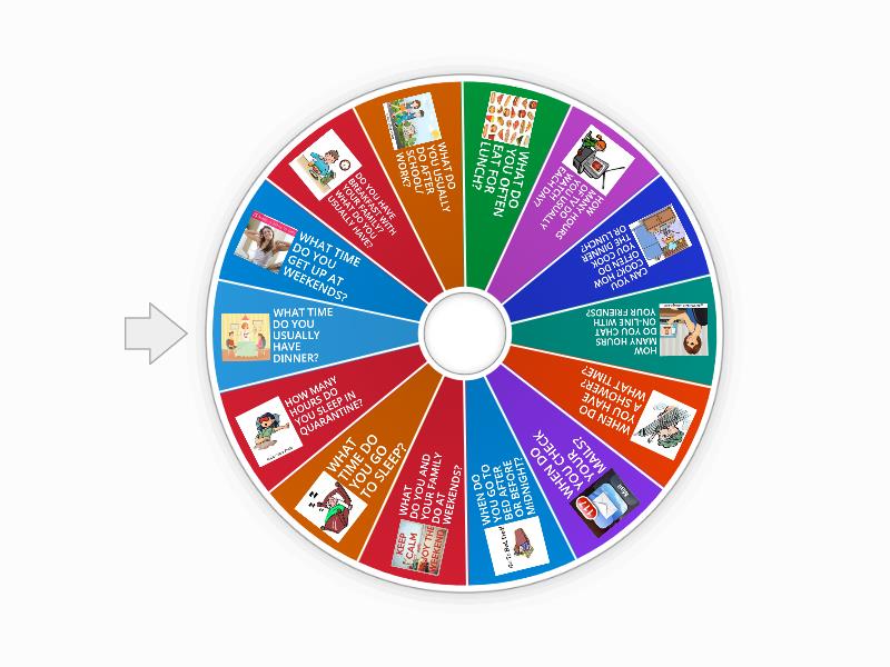 DAILY ROUTINES - Spin the wheel