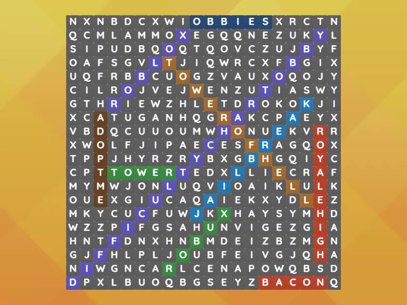 Roblox - Sopa de letras