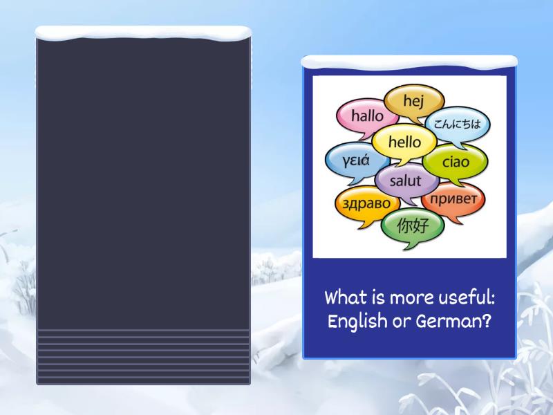 Comparative () - Speaking cards