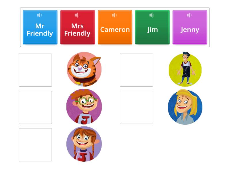 Characters - Match up