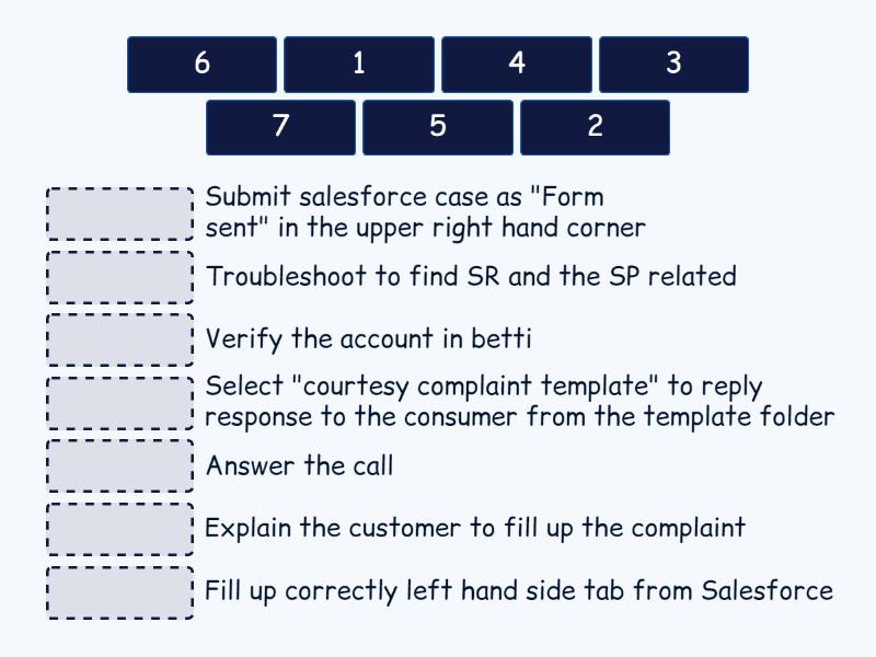 CST Flow steps - Match up