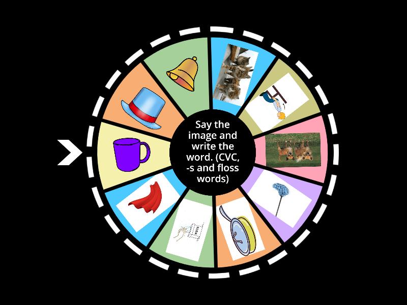 Review Phonics Wheel - Spin the wheel