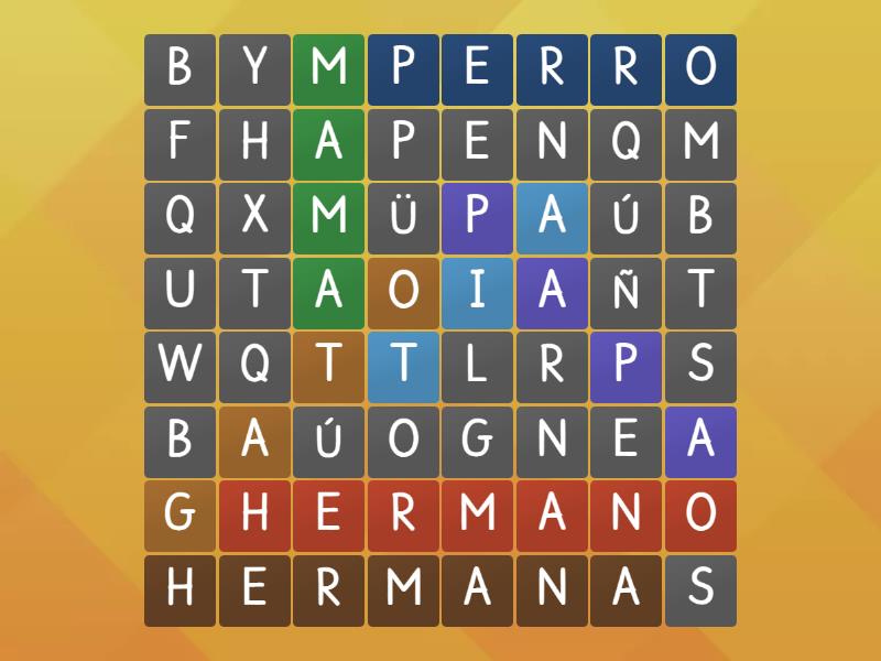 palabras random - Wordsearch