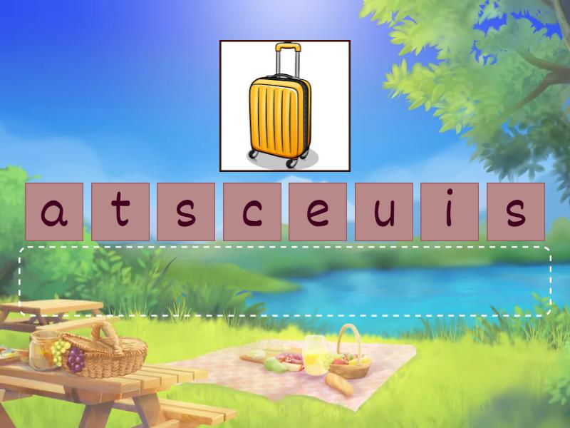 Our holiday! FF3 Unit 15 (spelling) - Anagram