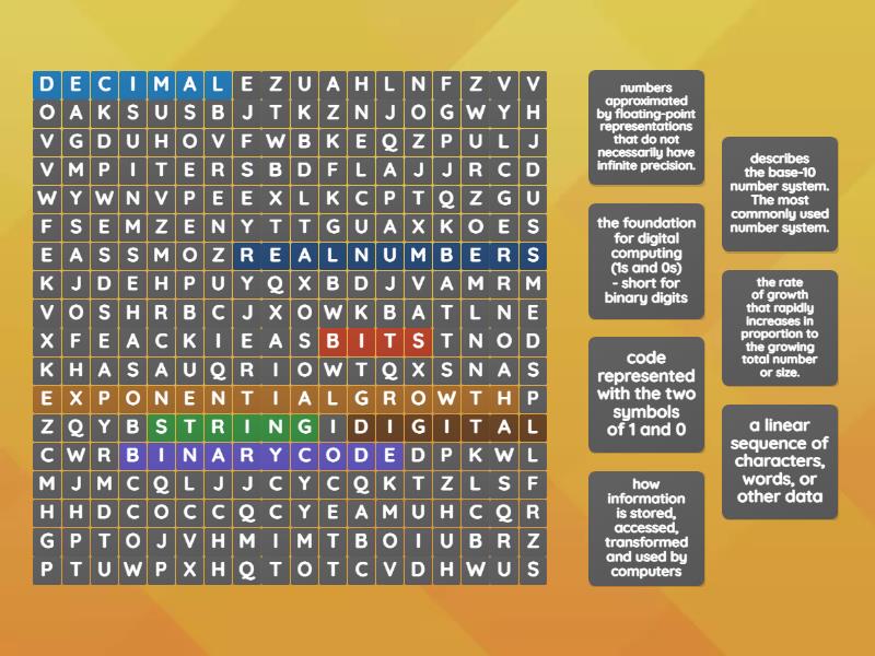 06.03.24 Do Now Programming Binary - Sopa de letras