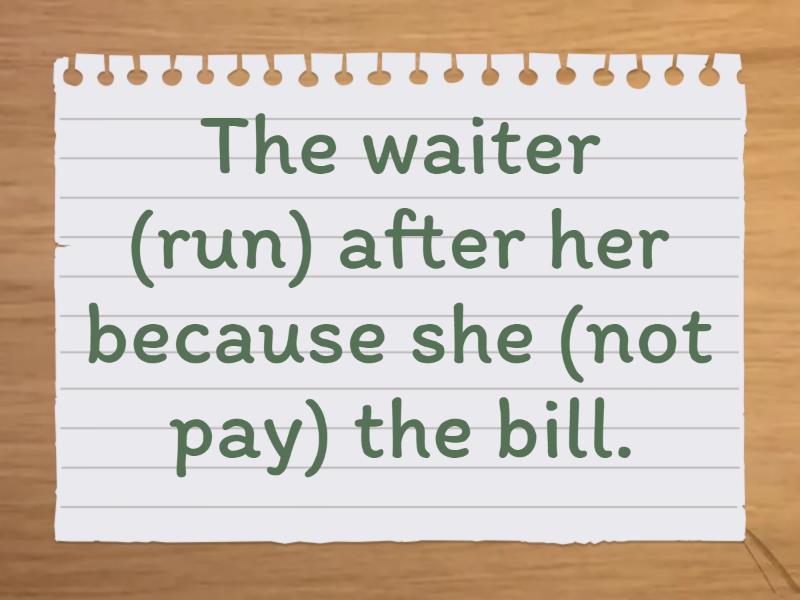 Past Perfect - Flash cards