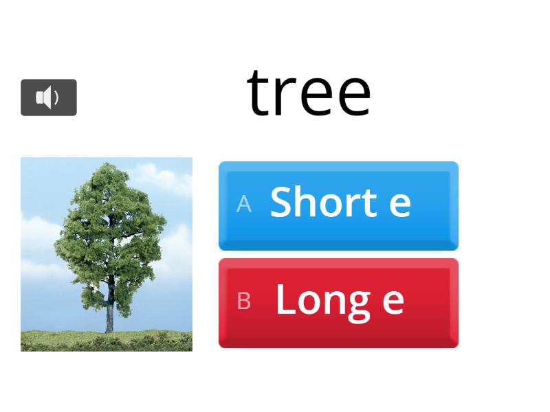 wtw Sort 5 Long e, Short e - listen and sort - Quiz