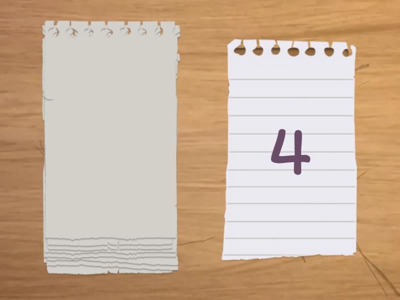 Numbers 1 to 9 - Random cards