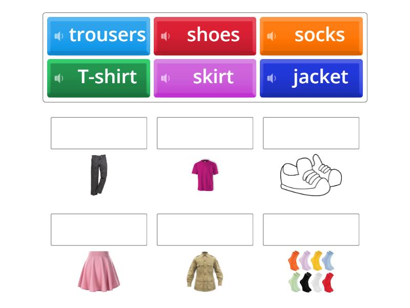 Kids box 1 unit 8 Clothes - Match up