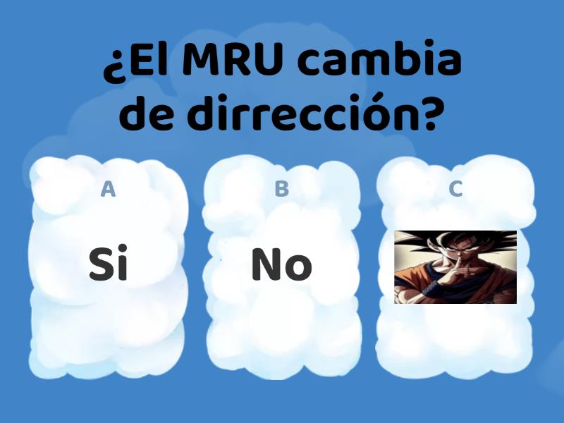Ejercicios MRU y MRUA - Test