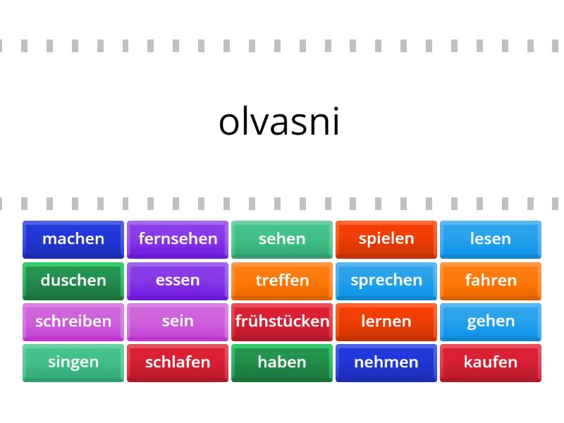 Klasse!A1_Lektion4_AB_S_39_3g - Find the match