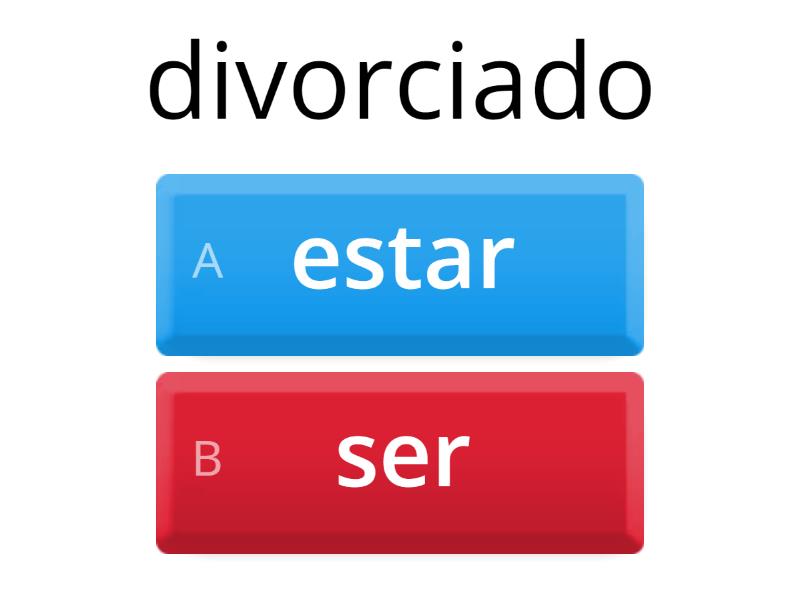 ser estar - Cuestionario