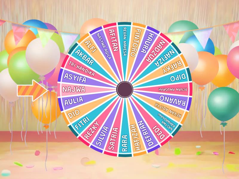 PEMBAGIAN KELOMPOK POTENSI SDA - Spin the wheel
