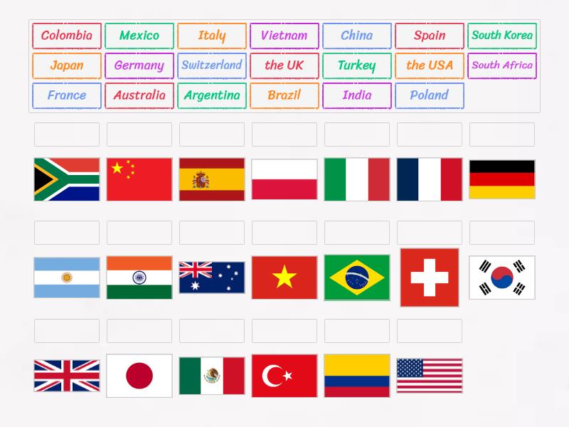 Countries - Match up