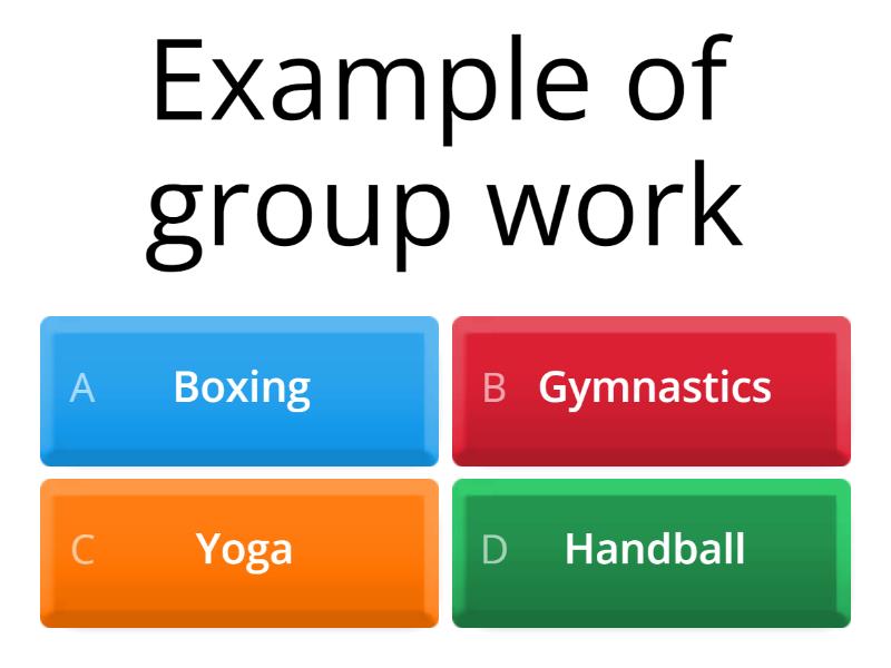 Grup work - Quiz