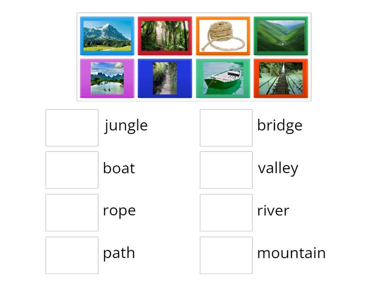 Solutions Elementary 2F, Exercise 6 | In the wilderness - Une las parejas