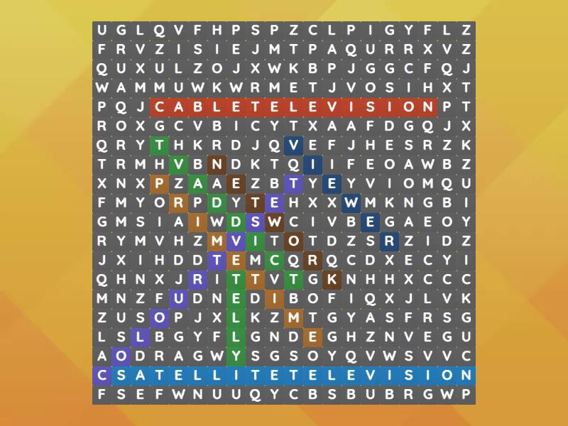 TV - Wordsearch