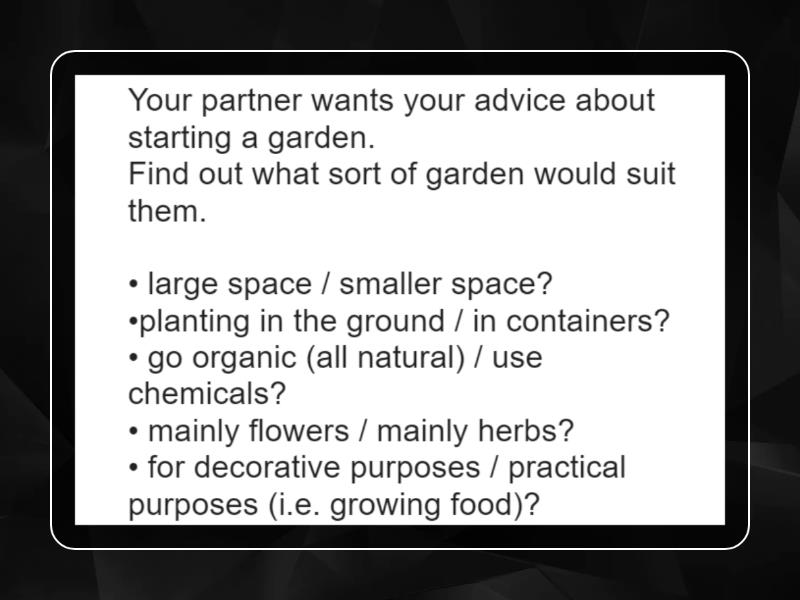 ADP2 - Unit 7D: stating preferences and giving reasons (communicative ...