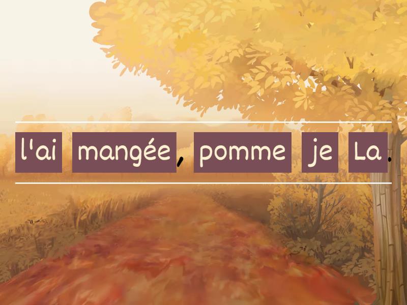 Pronoms compléments COD au passé composé - Démêler