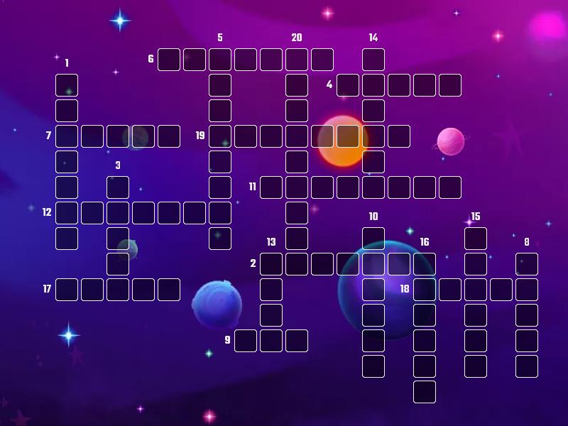 TTS BUMI DAN ANTARIKSA - Crossword