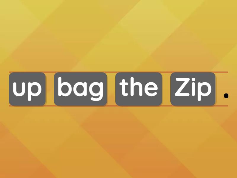 UFLI Decoadable Sentences - Unjumble