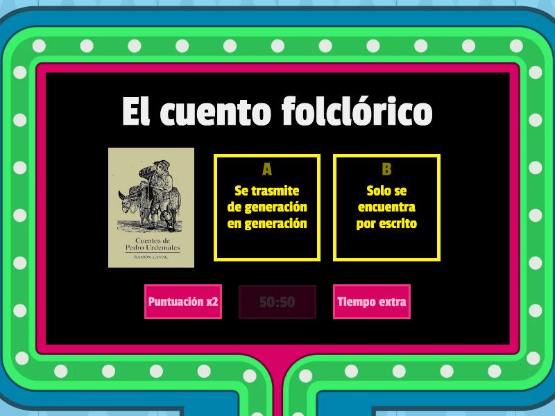 La leyenda y el cuento folclórico - Concurso de preguntas