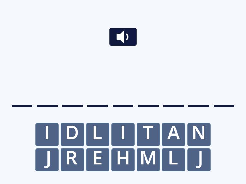 Gym vocabulary - Spell the word