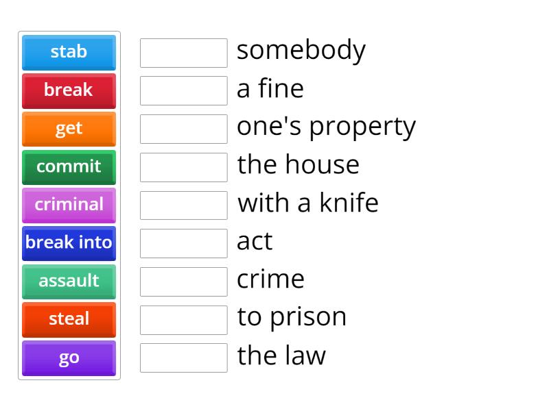 Crime - Match up