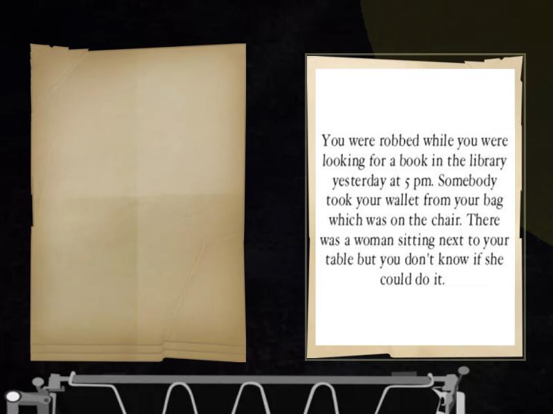 Focus 3 8.1 Crime scene - Random cards