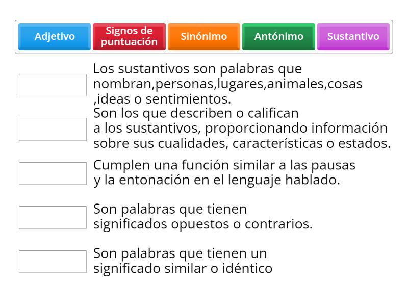 Recordando saberes previos - Match up