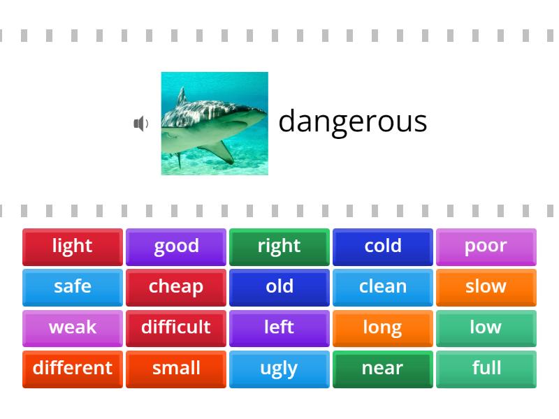 EF elementary 2B Adjectives - Find the match