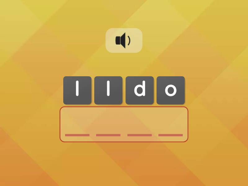 Starters 3 Part 3 - Anagrama