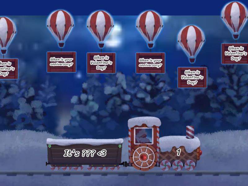 Dates and ordinal numbers - Balloon pop