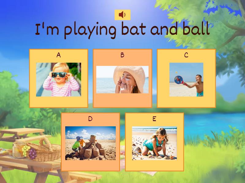 What are you doing at the beach? - Quiz