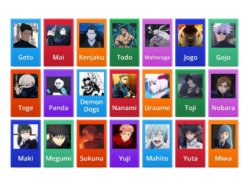 JJK guess who (alpha) - Vire as peças