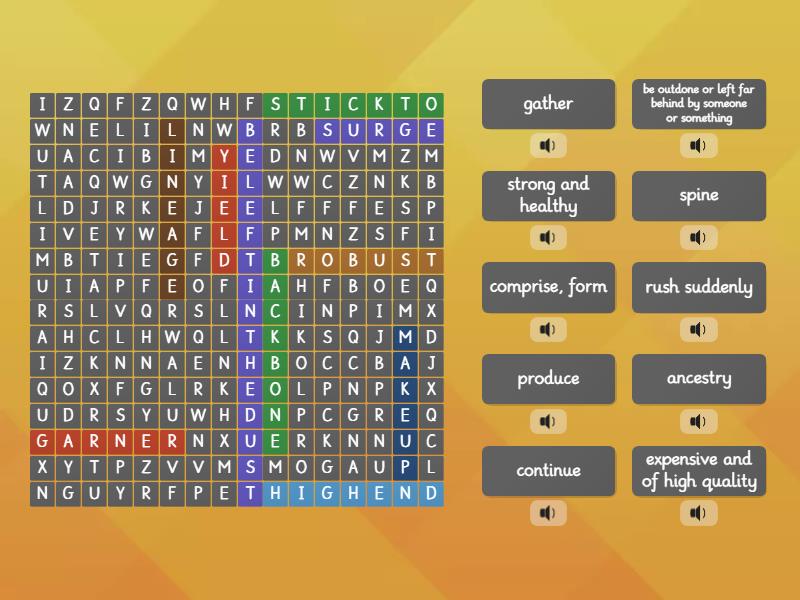 My very difficult game - Wordsearch