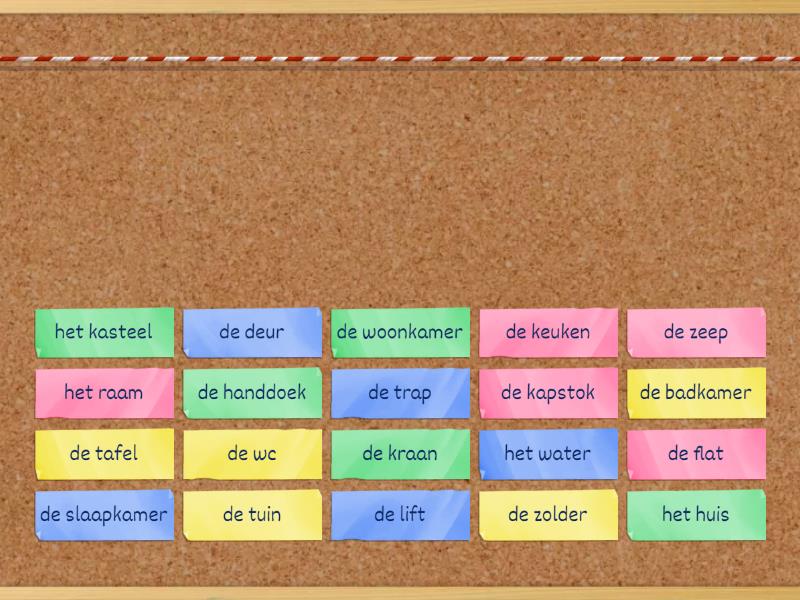 Het huis - Find the match