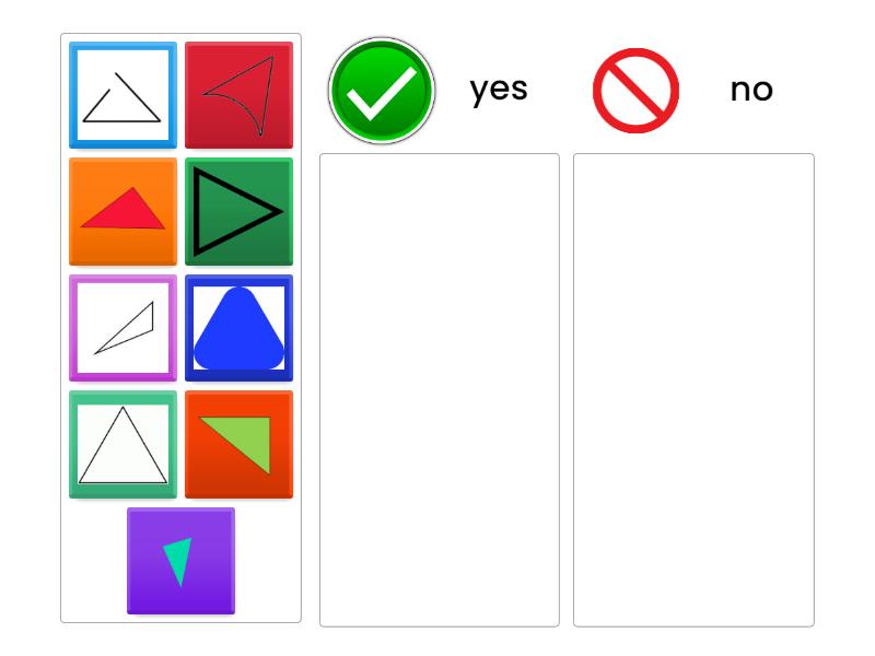 Triangle Sort (Eureka Module 2 Lesson 2) - Group sort